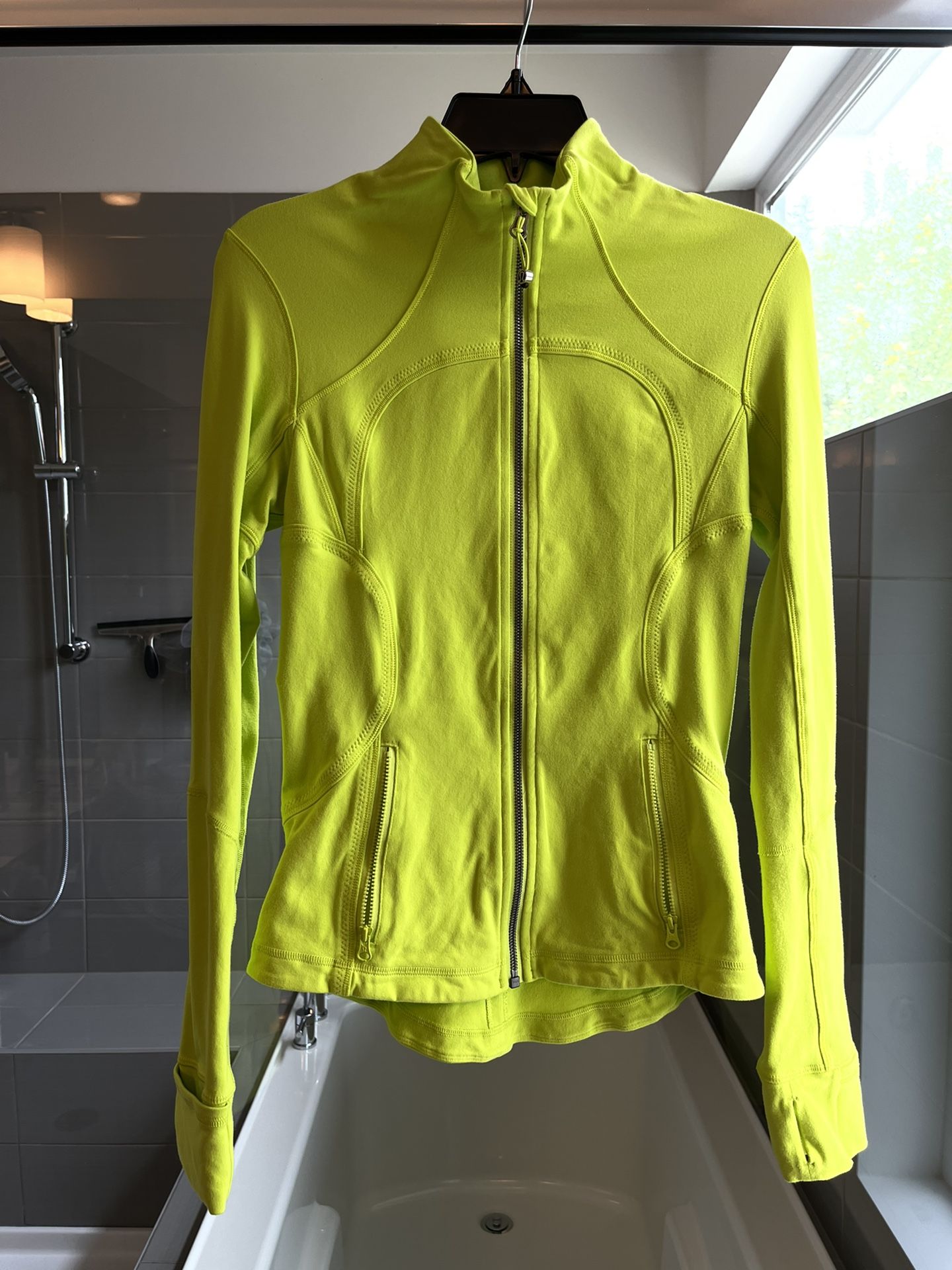 Lululemon Zipper Neon Green/yellow Jacket for Sale in Shoreline, WA ...