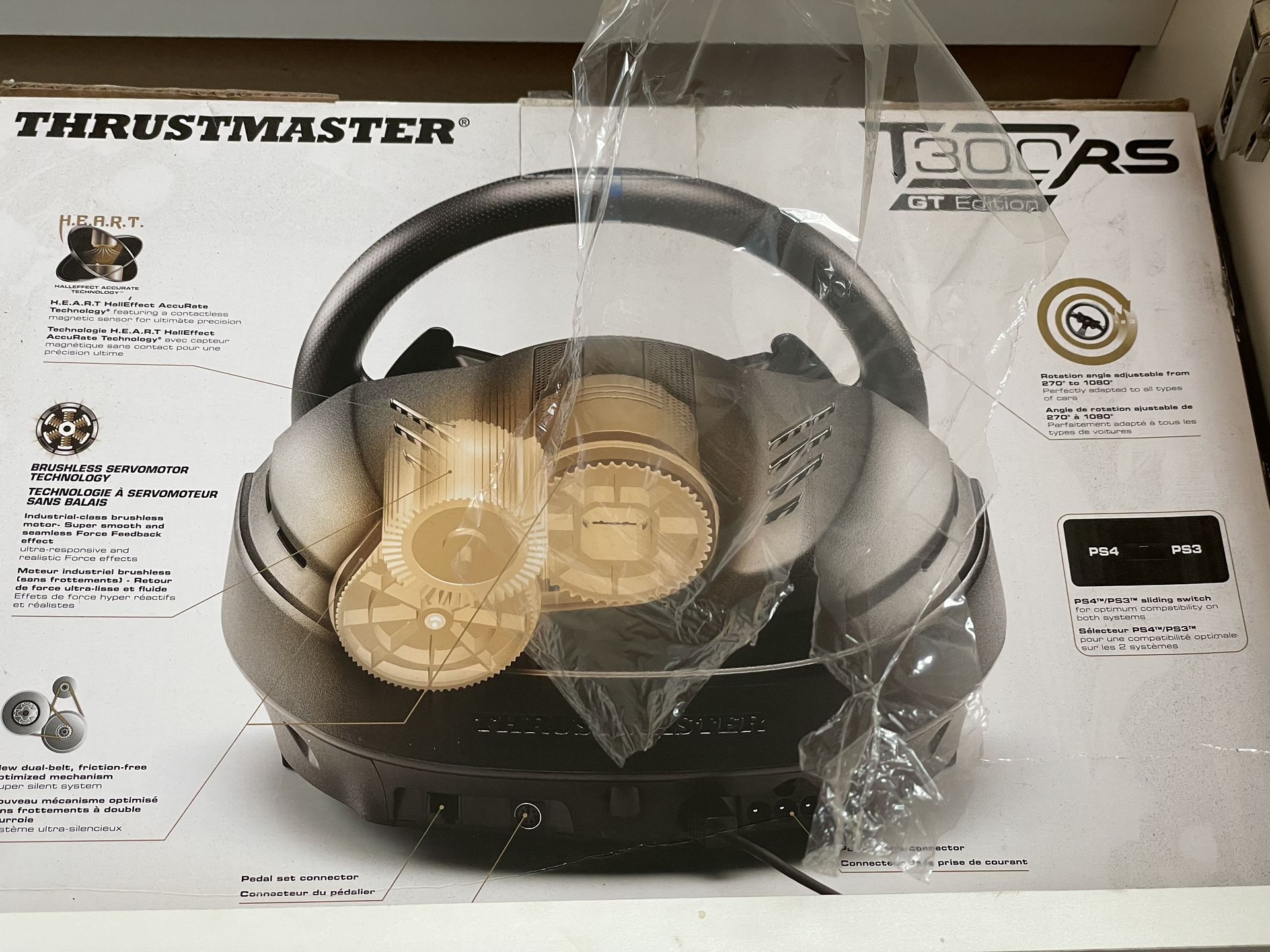 Thrustmaster T300 RS GT Racing Wheel With Stand for Sale in Garden ...
