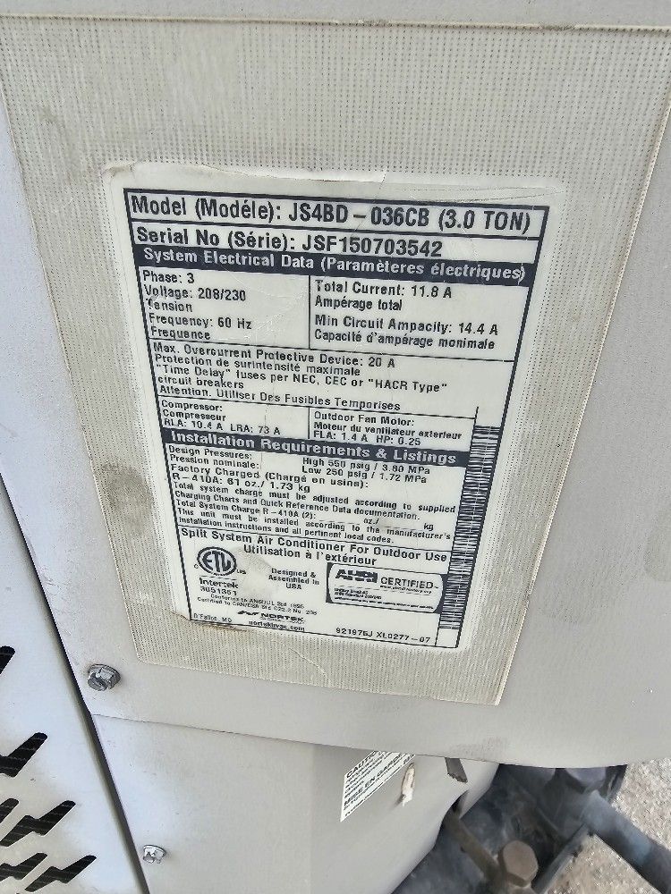 3ton And 5ton Condenser 410a 3phase for Sale in Riverside, CA - OfferUp