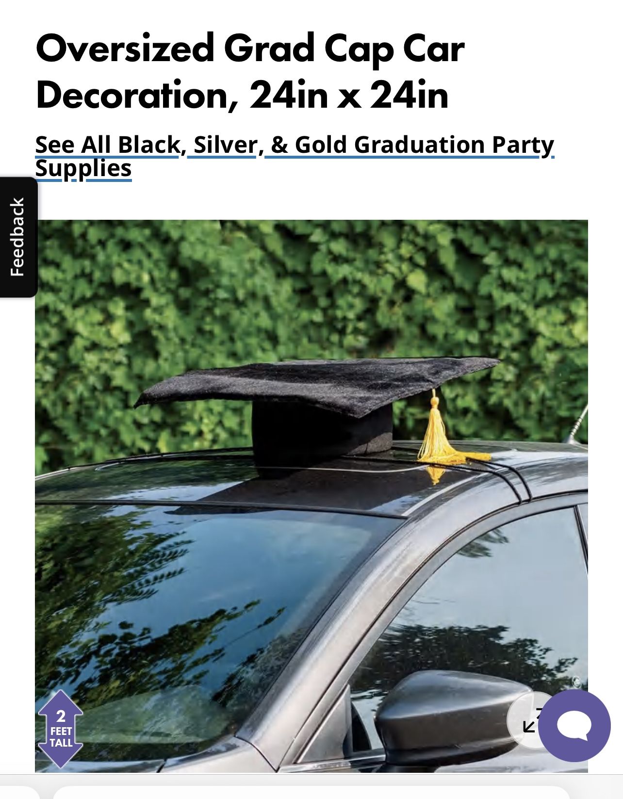 Oversized Grad Cap-car Topper for Sale in Clovis, CA - OfferUp