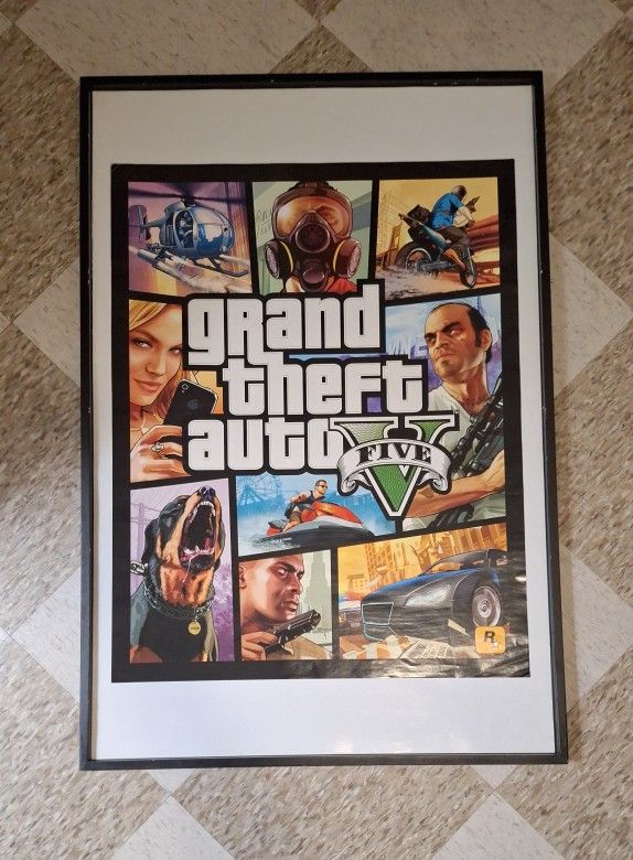 Grand Theft Auto 5 Pre-order Gamestop Poster for Sale in San Diego, CA ...