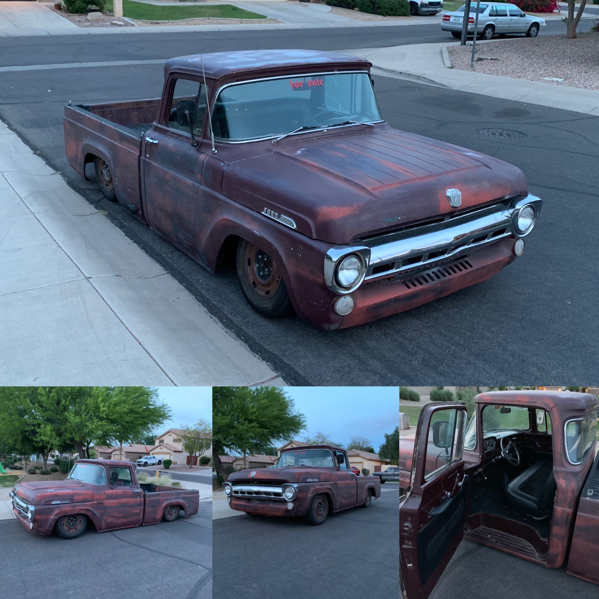 57 Ford F100 Custom Cab Daily Driver Rat Rod —— PRICE DROP!! for Sale ...