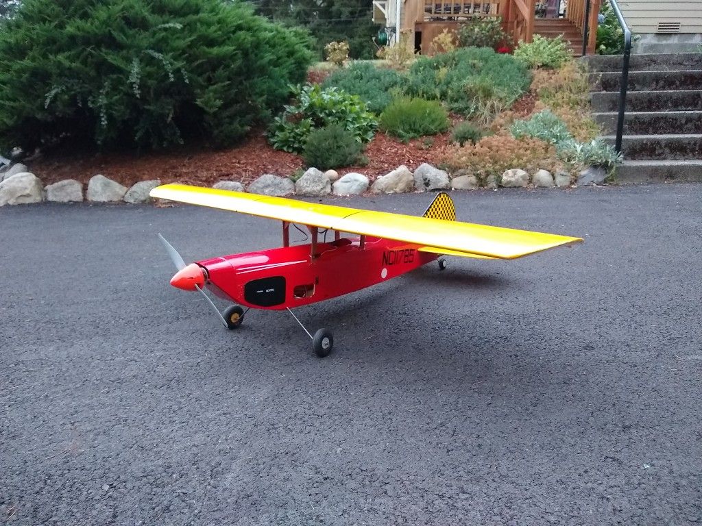 RC Airplane great planes "PETE-N-POKE" Spectrum reciever and Futaba ...