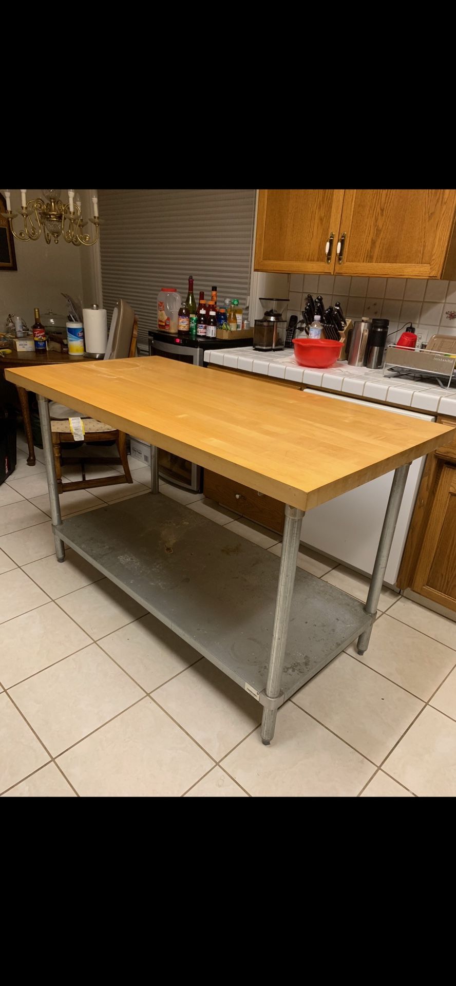 Commercial Butcher Block Table for Sale in Stockton, CA - OfferUp