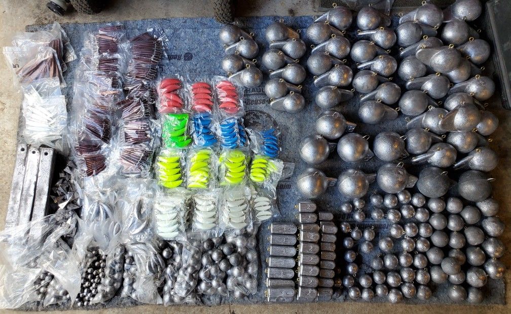 Downrigger balls, Cannonball fishing weights, Flutter/Pipe jigs, Crab ...