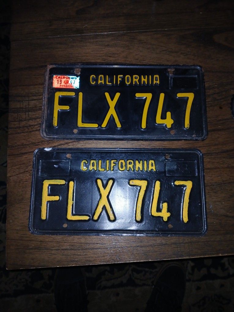 1963 Black California License Plates for Sale in Long Beach, CA - OfferUp