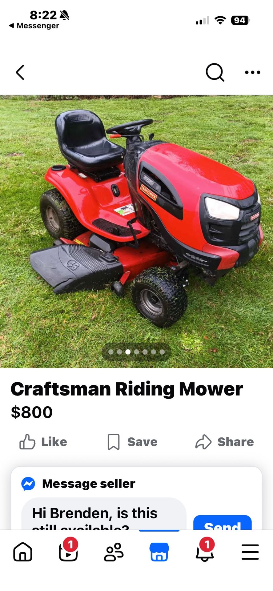 Riding Mower for Sale in Rochester, WA - OfferUp