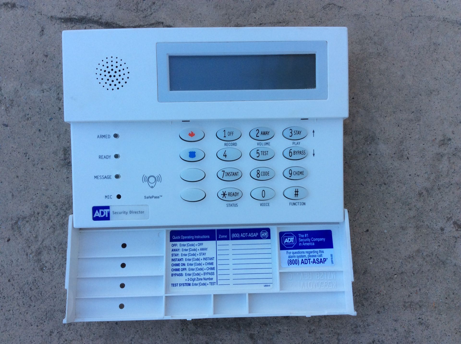 6160v home alarm keypad. Adt & vista-15 and vista-20 for Sale in ...