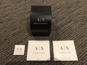 Armani Exchange White 44mm HYBRID SMARTWATCH AXT1000 Mens