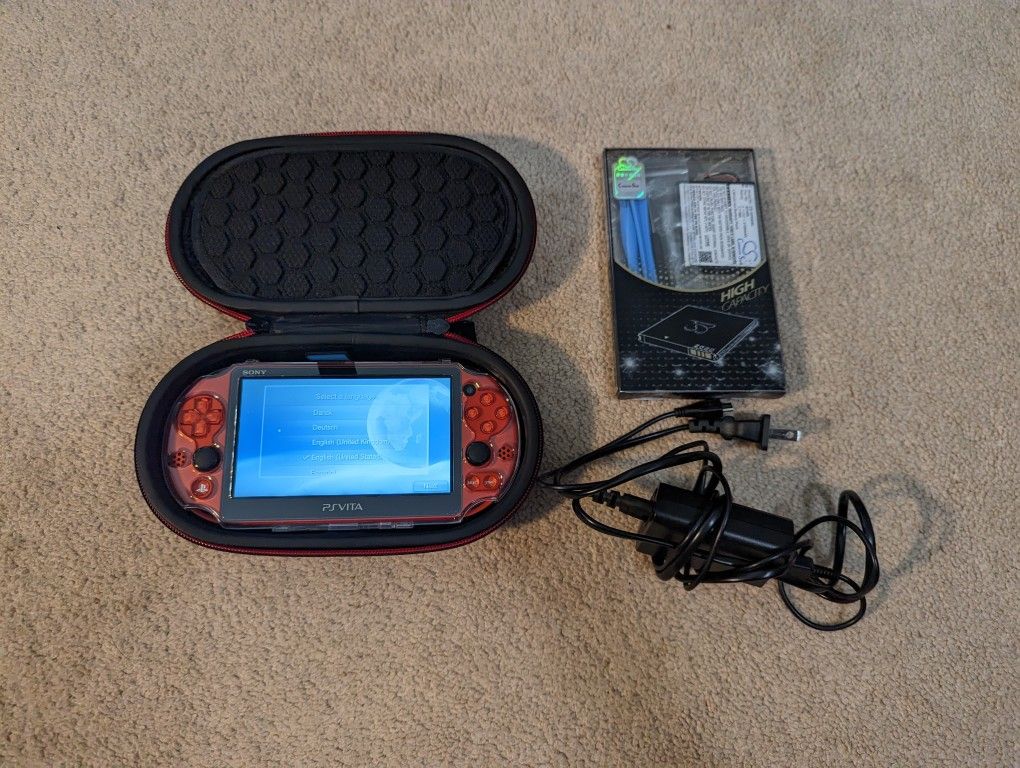 Red Psp Vita