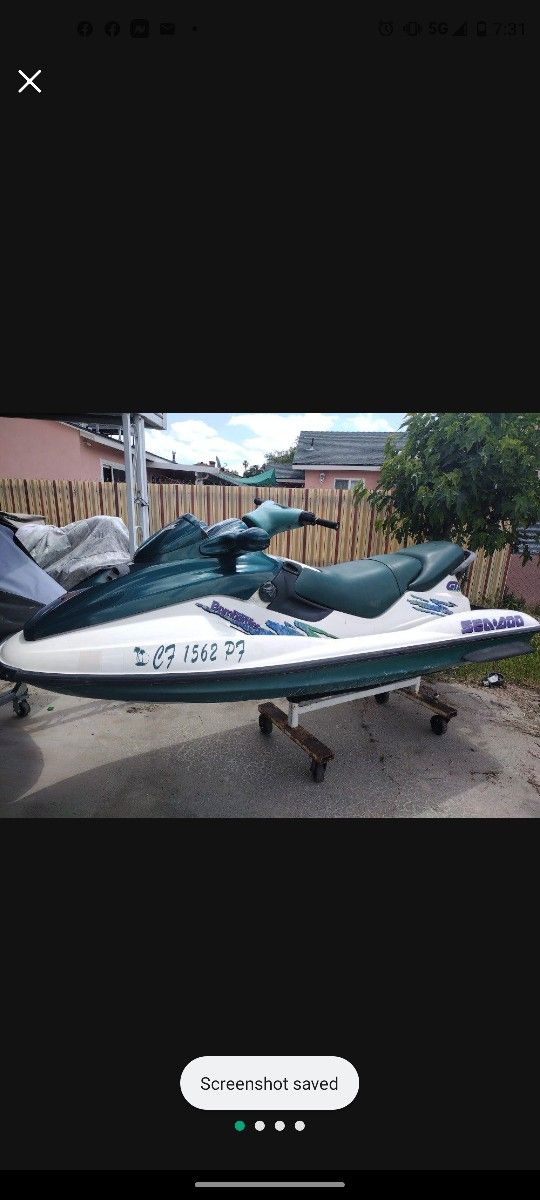97 SEADOO GTX 800CC 110 HP FRESH DONOR MOTOR INSTALLED COMPLETELY WHOLE ...