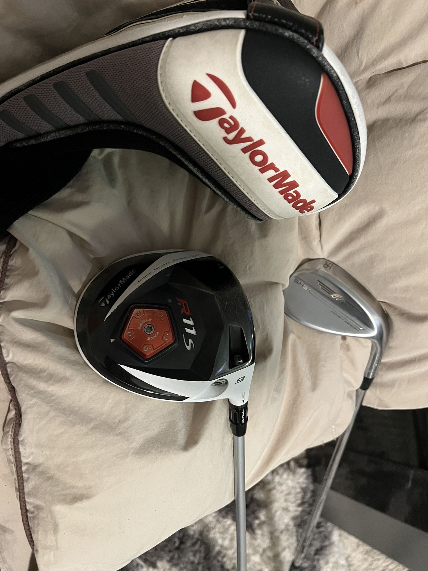 Mens Right Handed Golf Clubs! Hybrid Set With Taylor Made R11s Driver ...