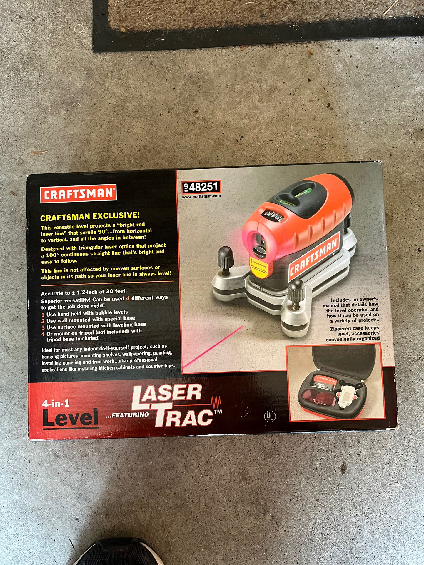 Craftsman Laser Trac Level Manual
