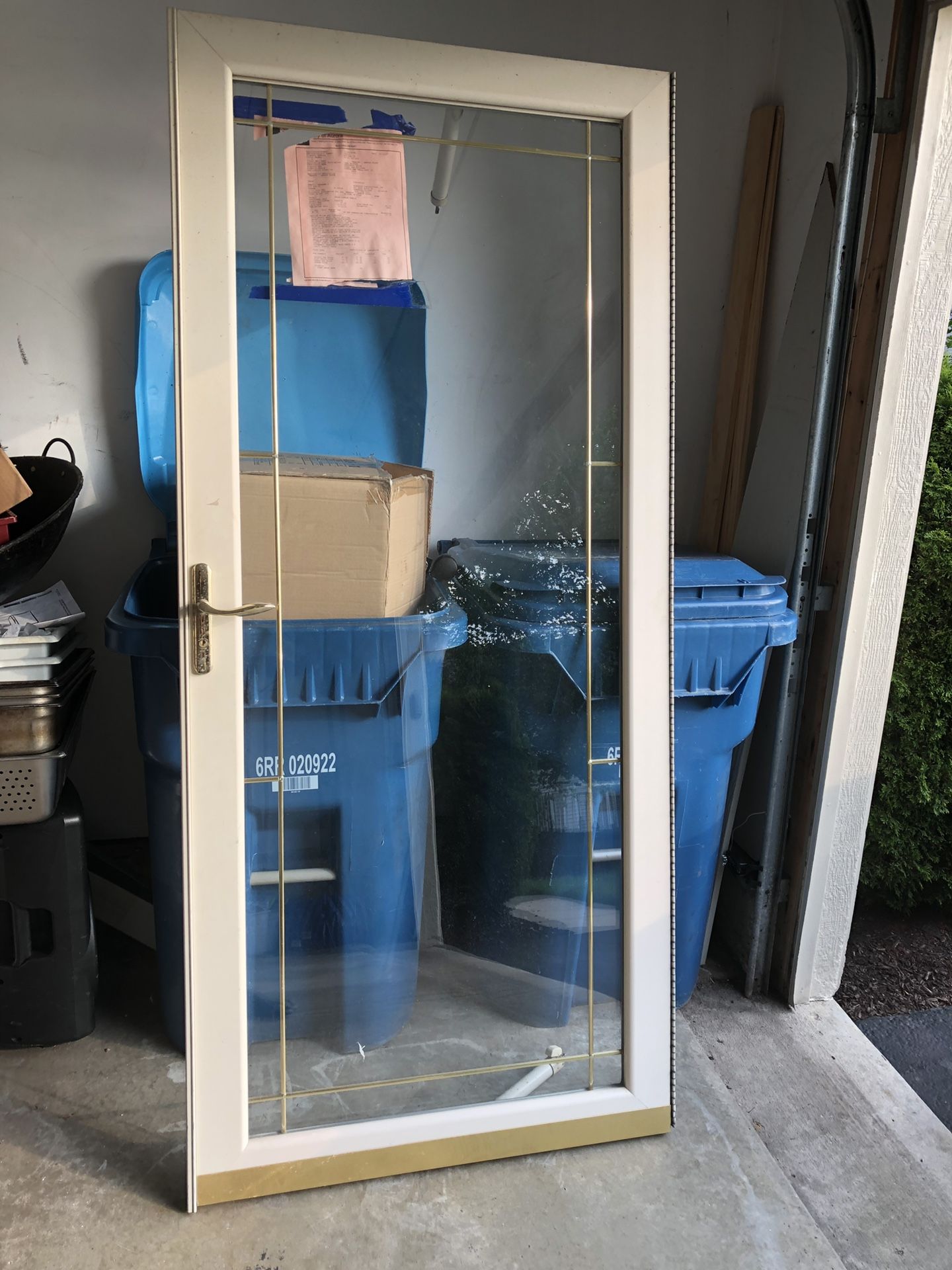 Storm door screen door 36”x80” for Sale in Aurora, IL - OfferUp