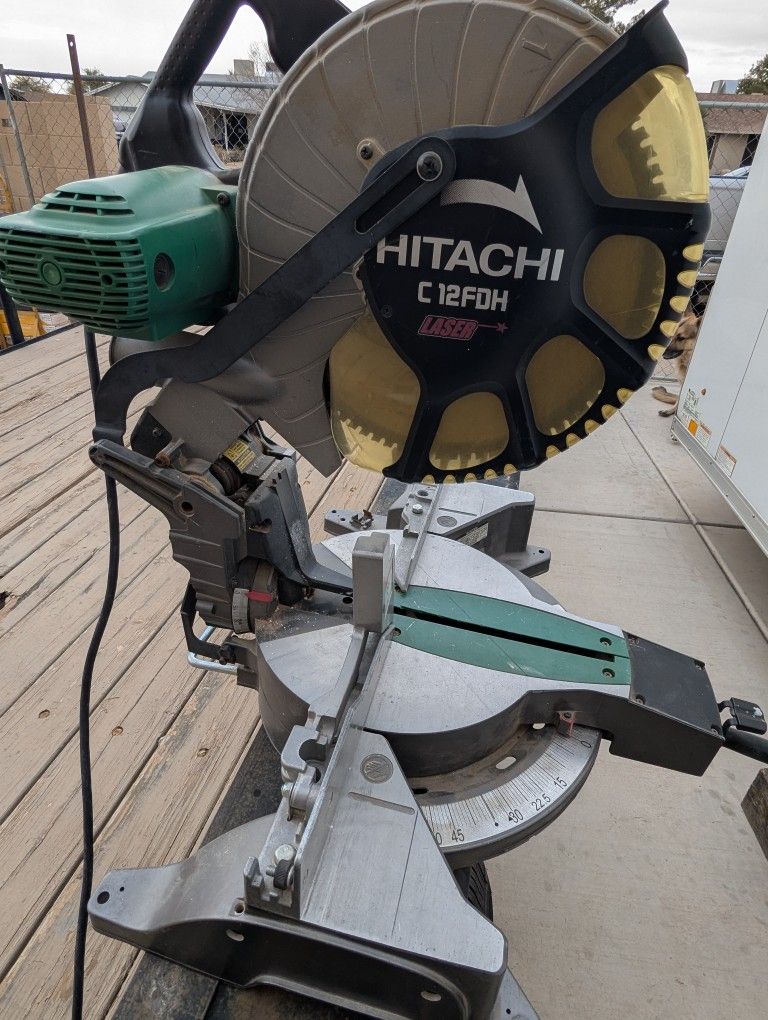 Hitachi 12" Dual Bevel Miter Saw for Sale in Glendale, AZ - OfferUp