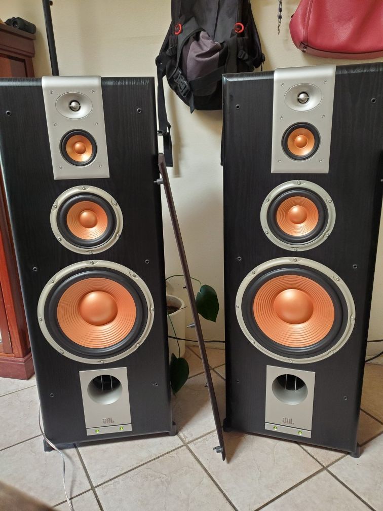 JBL Studio Series S412P, rare true four way speakers for Sale in Tucson ...