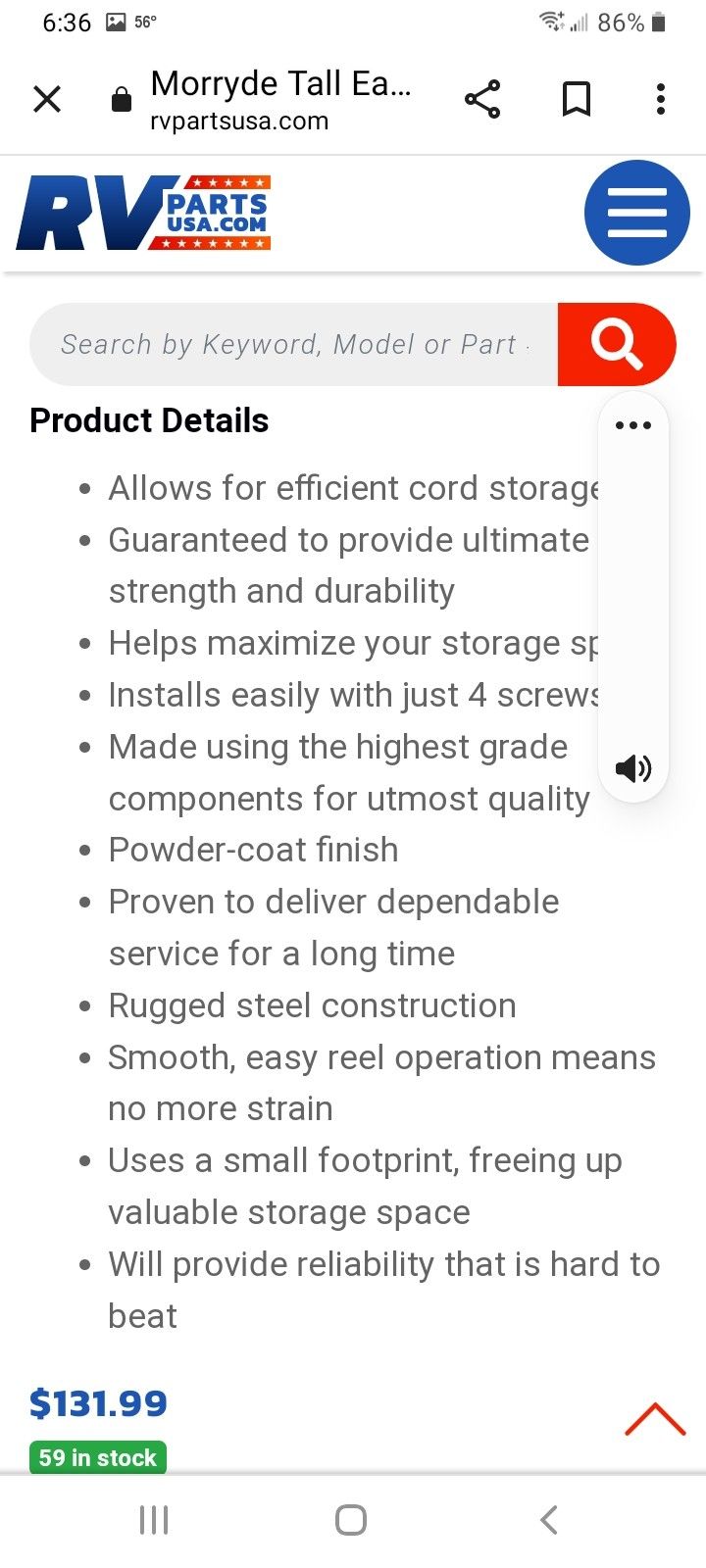 Power Cord Rv Winder for Sale in Loveland, CO - OfferUp