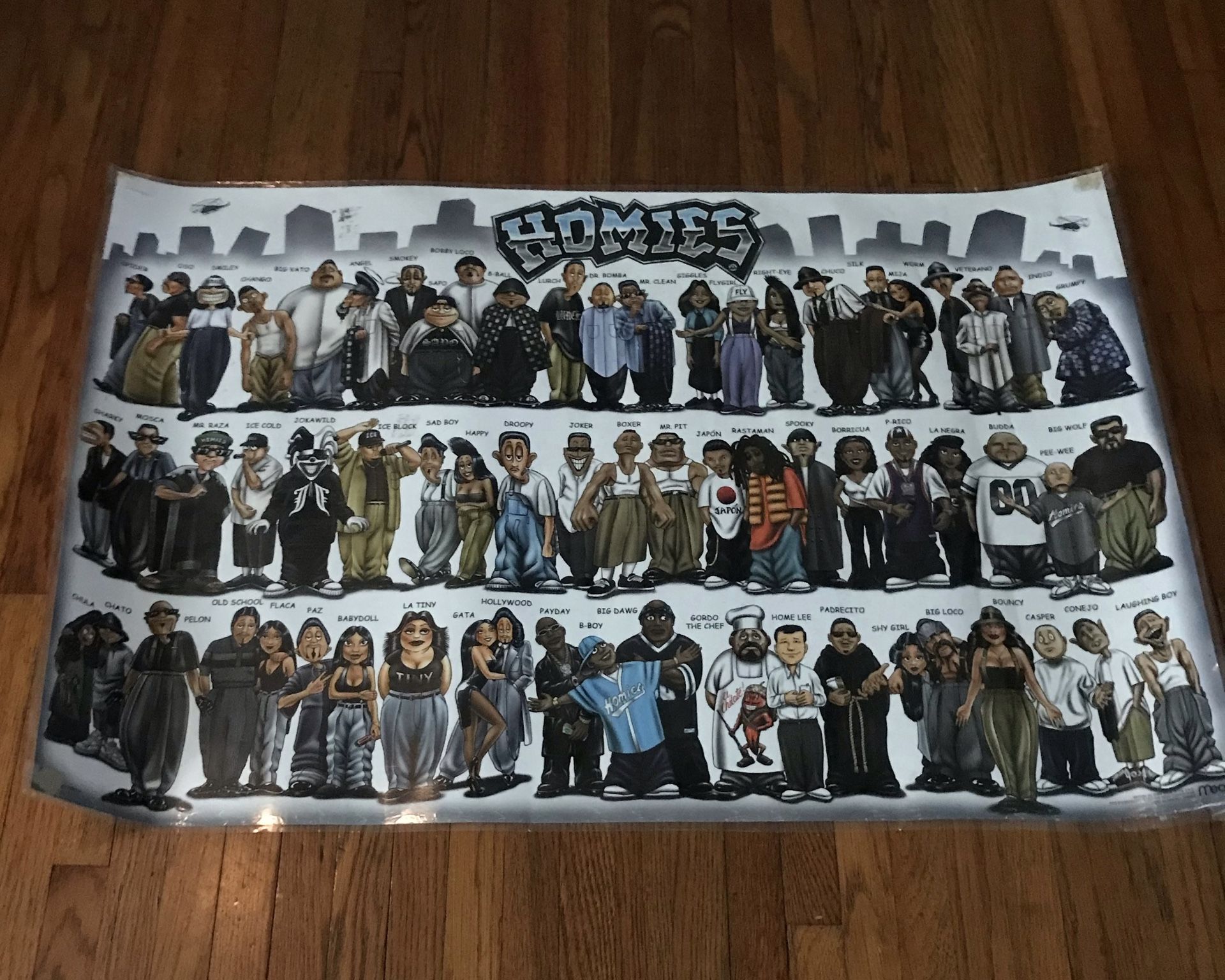 Homies Names Poster