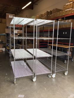 Uline metal shelving heavy duty ($140 one set) for Sale in Puyallup, WA ...