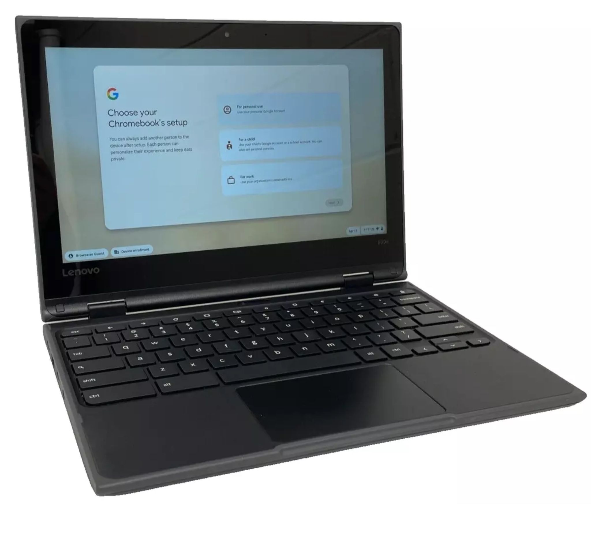 Lenovo 500e G3 - Touchscreen Display - Chromebook OS - 2 In 1 Laptop ...