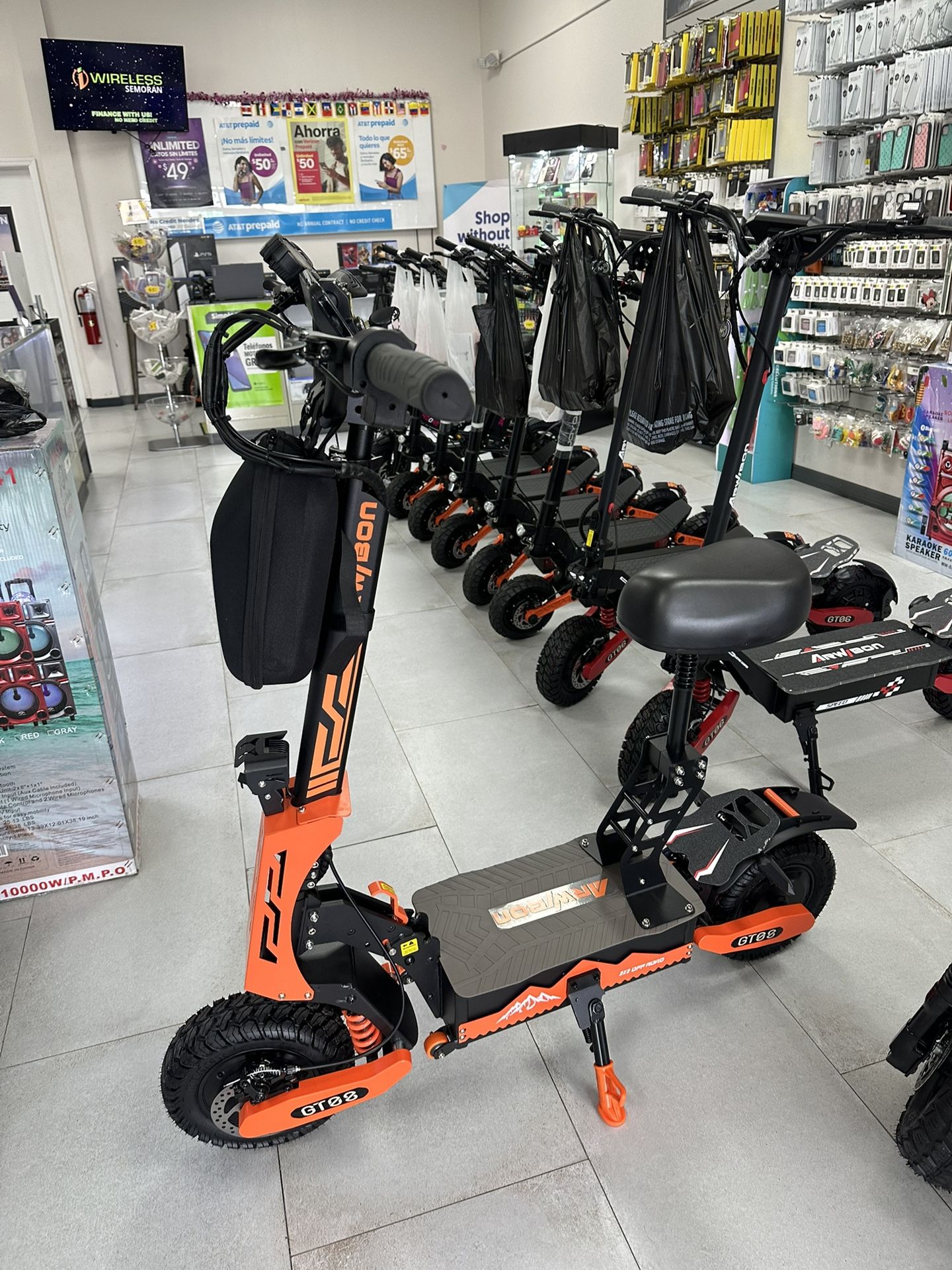 Arwibon GT08 Electric Scooter 50MPH! Finance For $50 Down Payment!! for ...