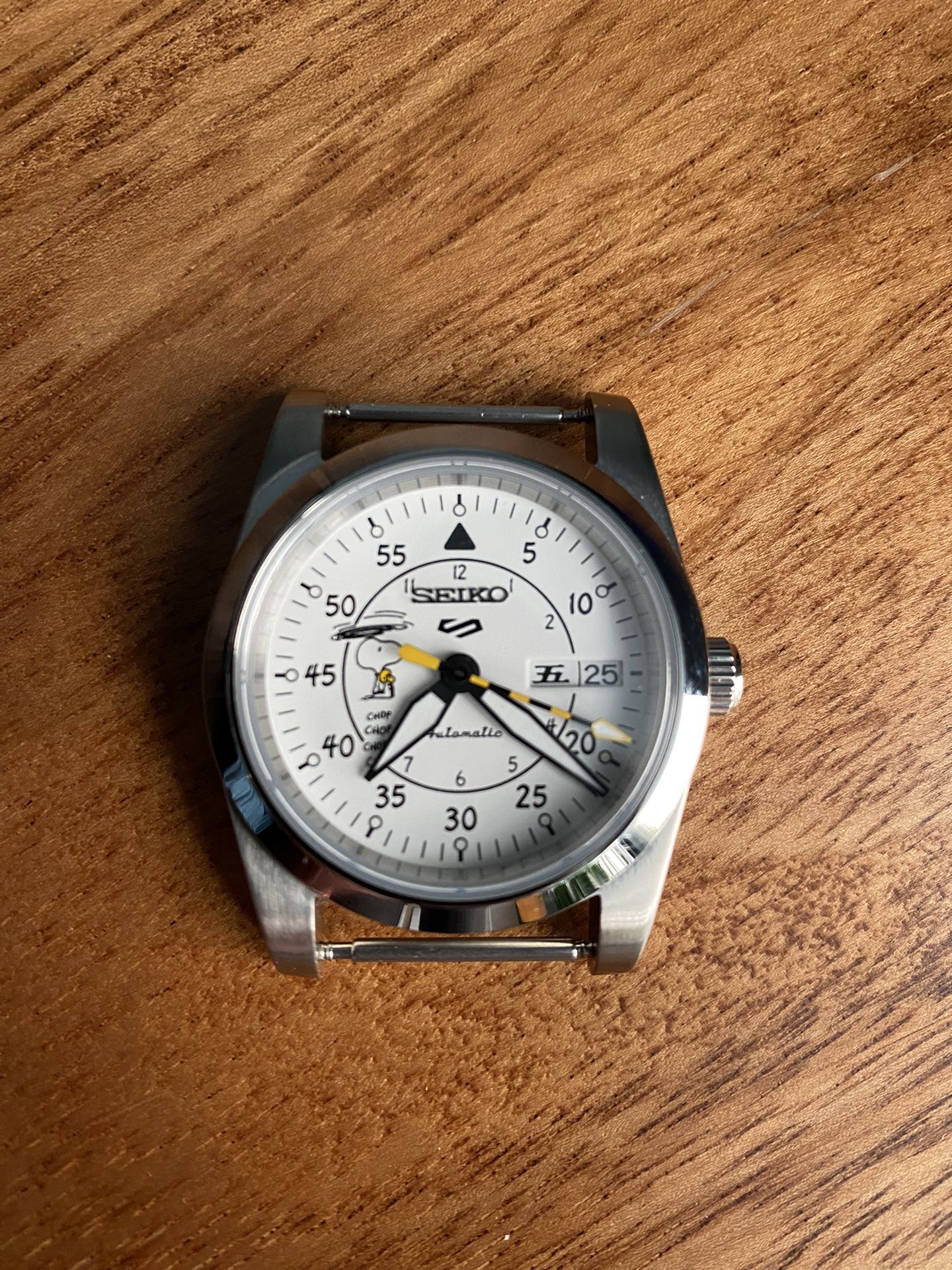 Custom Seiko Mod Automatic Watch “Snoopy Pilot” Aviator Watch for Sale ...