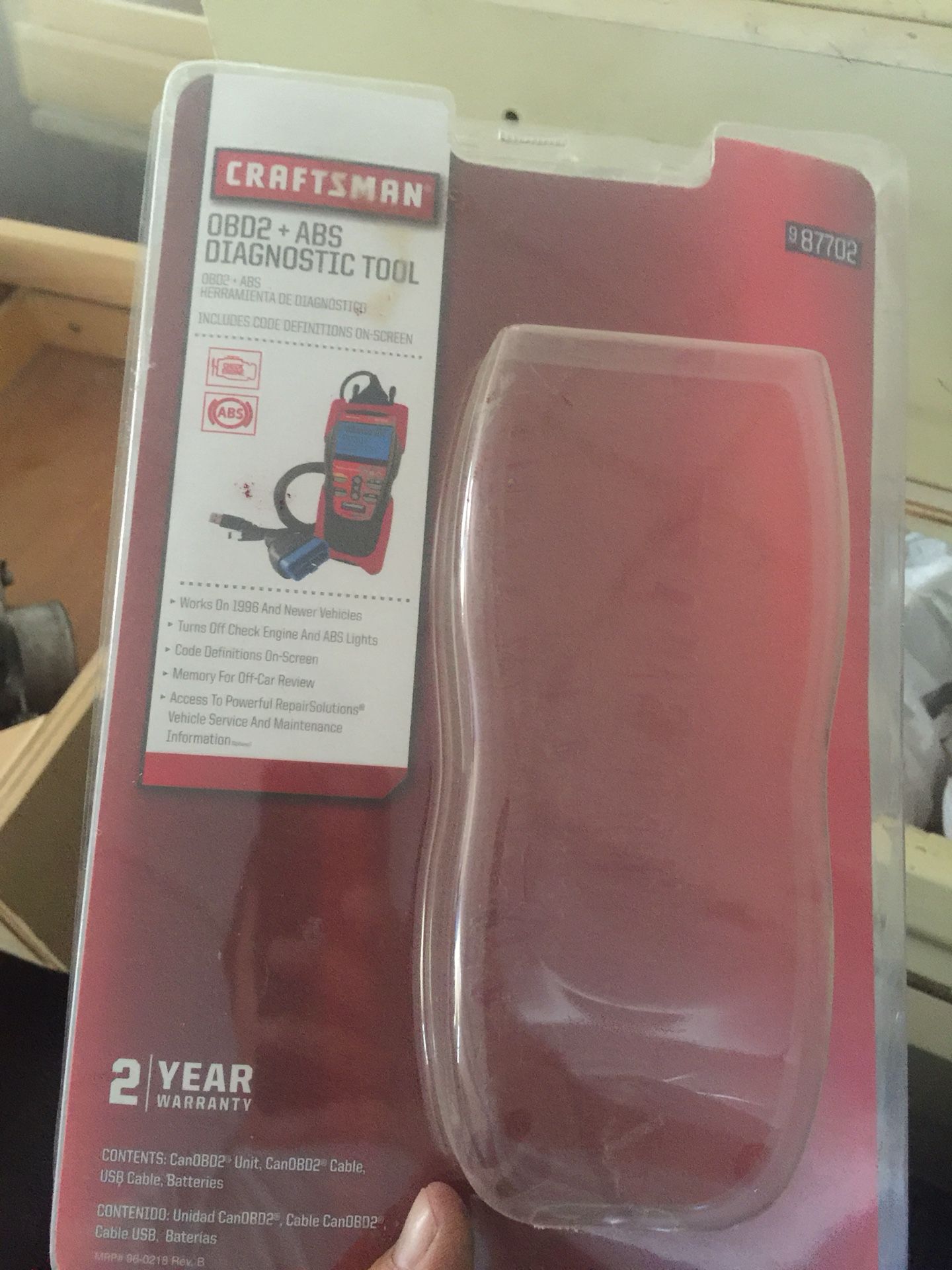 Craftsman Obd scanner tool 87702 for Sale in Lucerne Valley, CA - OfferUp