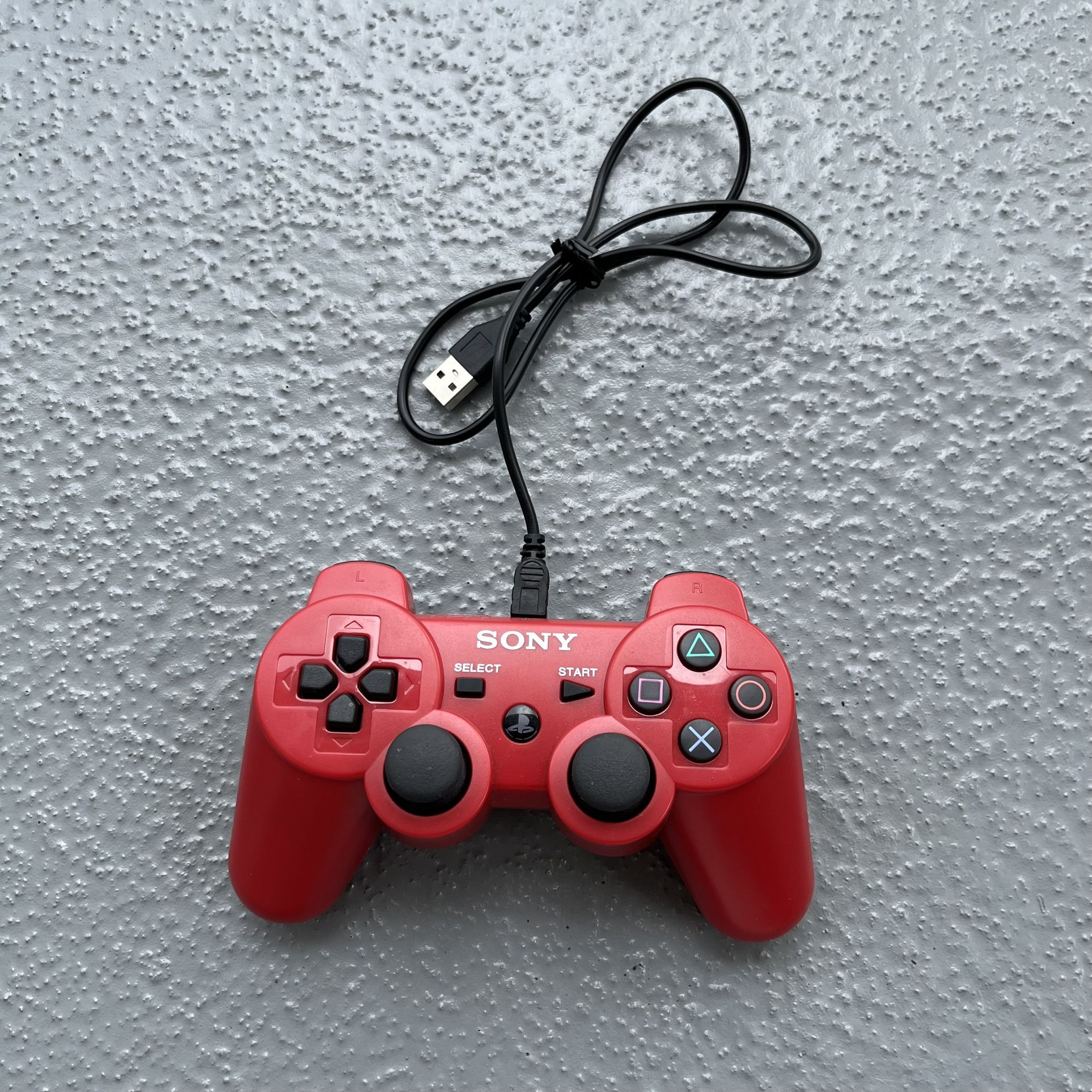 Sony PlayStation 3 Red DualShock Wireless OEM Controller CECHZC2U for ...