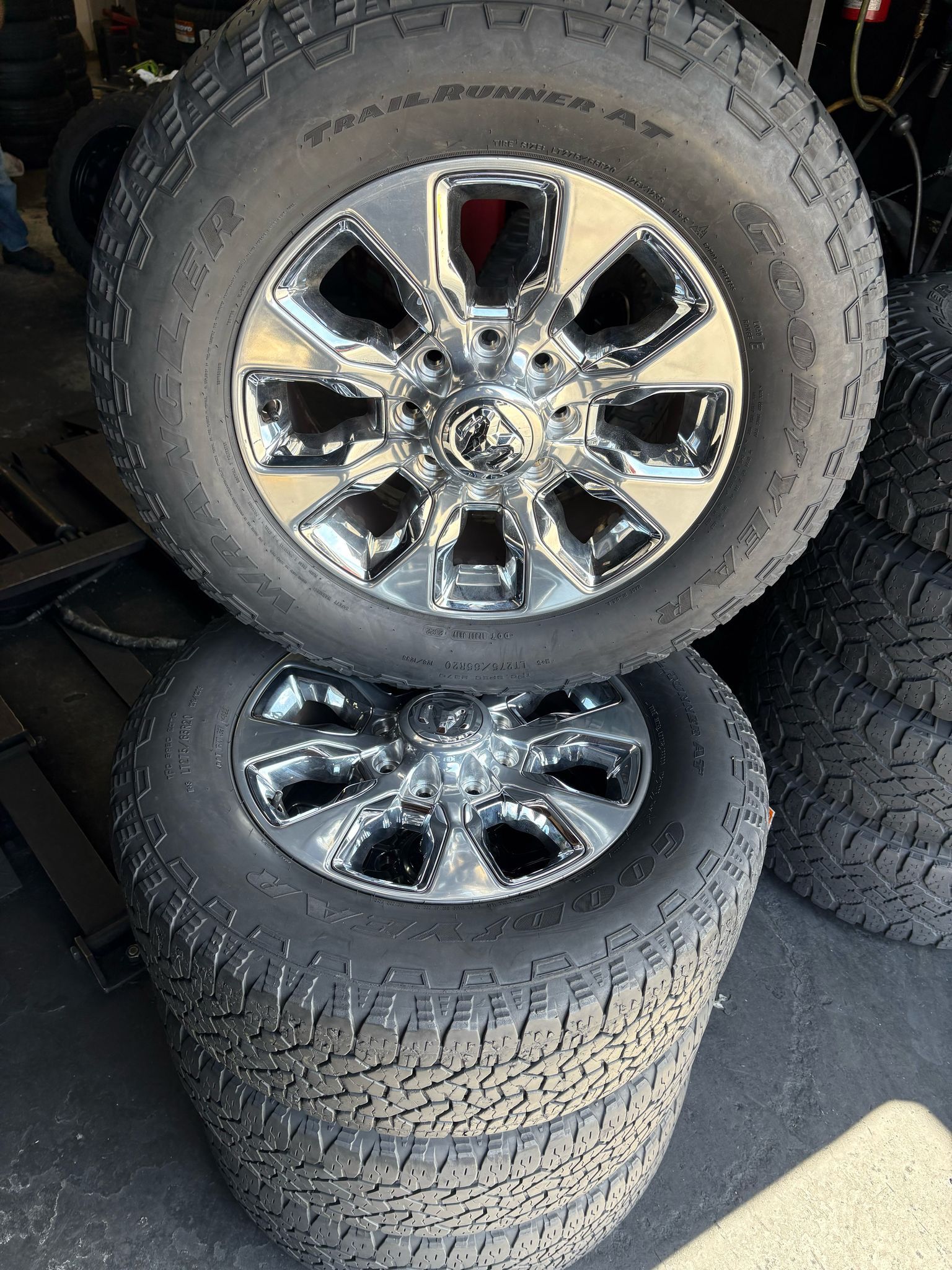 20 In Ram 2500 Wheels With 8x165.1 Bolt Pattern W/275-60-20 Goodyear ...