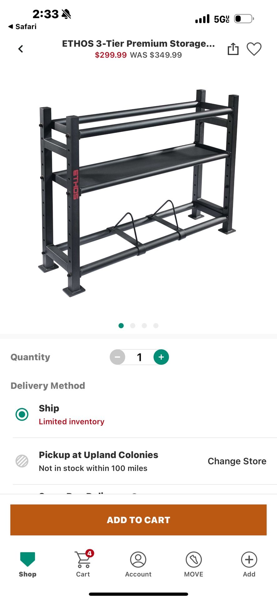 Ethos 3 Tier Premium Storage Rack for Sale in Arrowhed Farm, CA - OfferUp