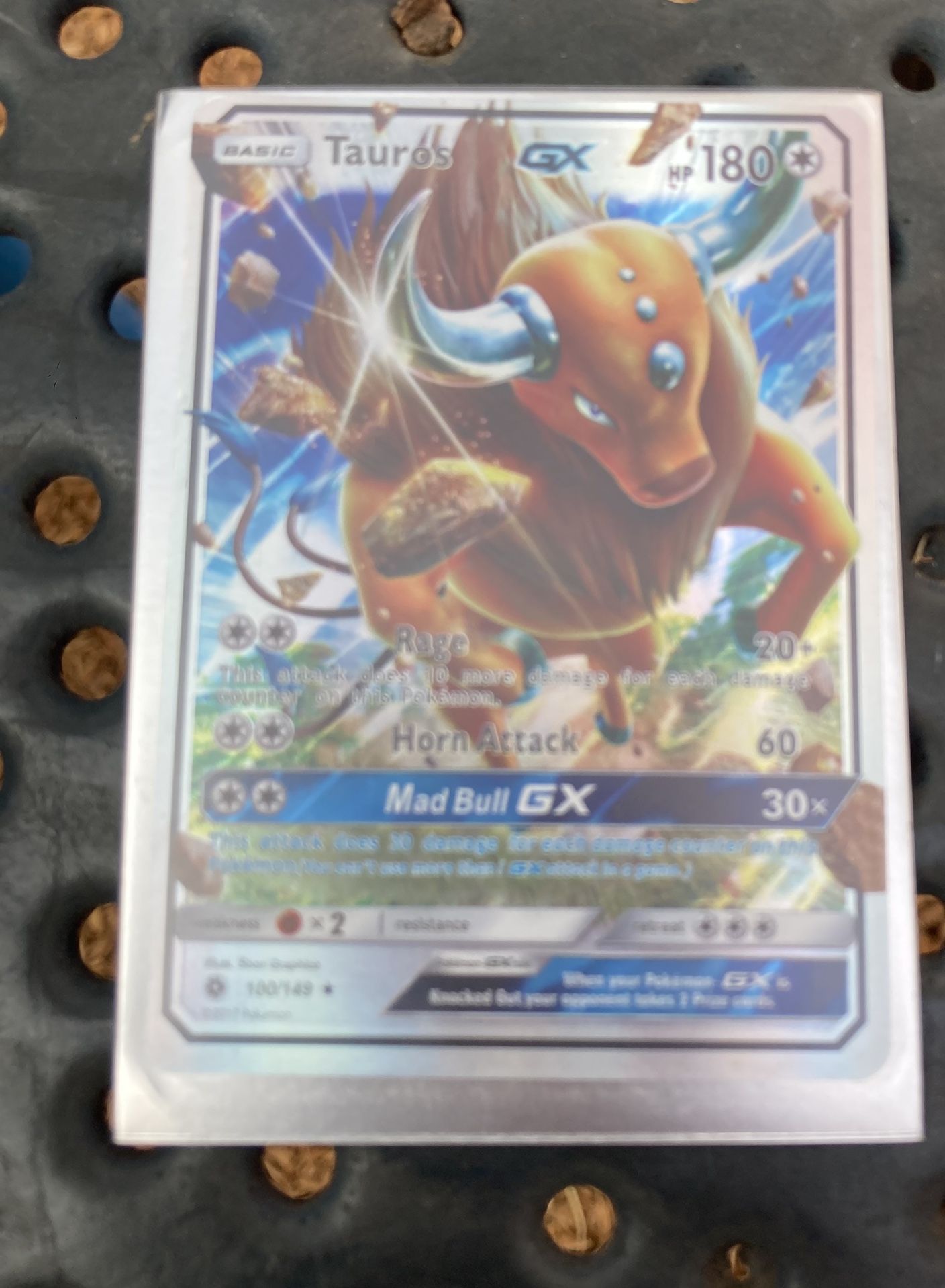 Pokemon Tauros Card