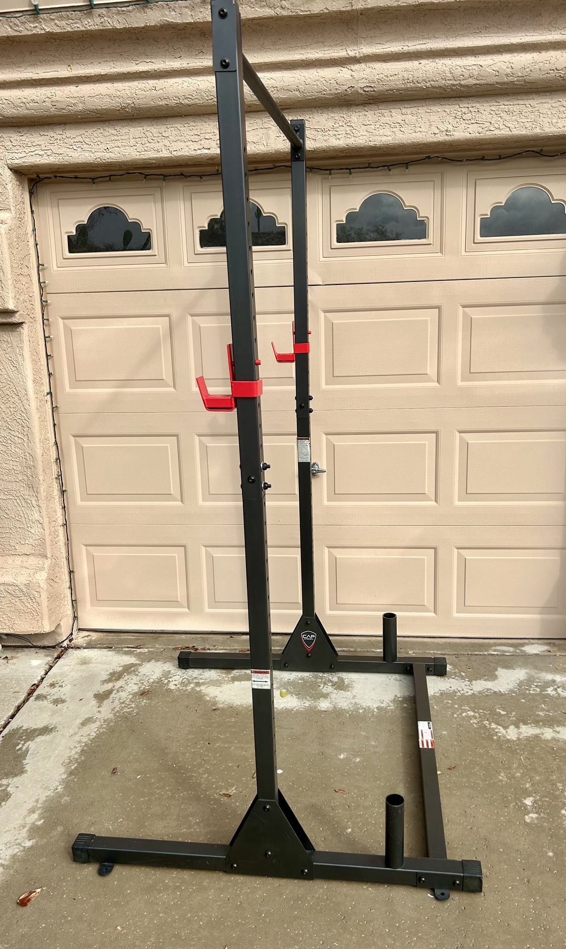 CAP Barbell Multi-Functional Power and Squat Rack with Bar Holder for ...