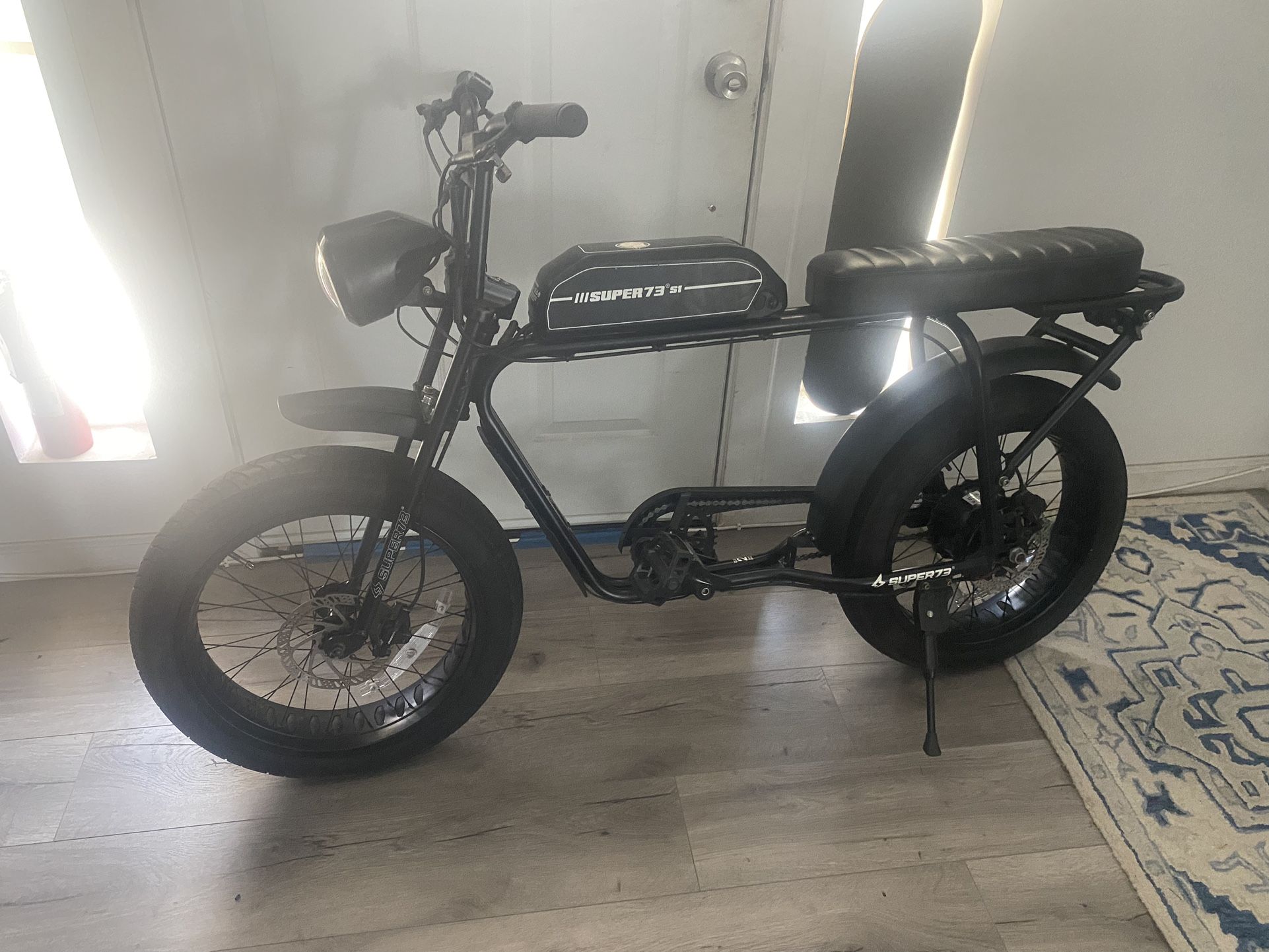 Super73 S1 black OEM Upgraded $200 Seat Works Nice! Rides Smooth! $800 ...