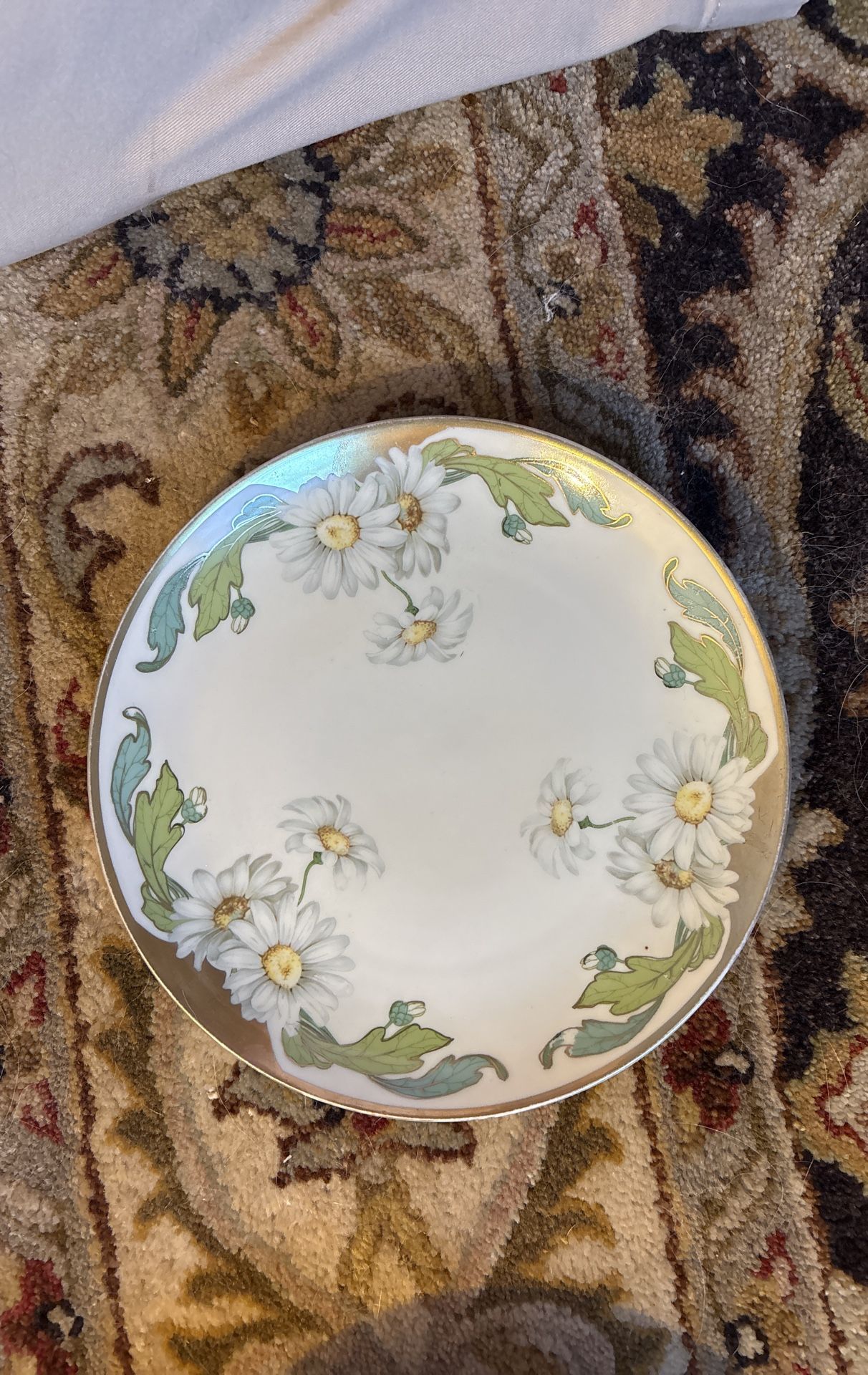 Vintage Weimar Germany Plate Daisies Viner Hand Painted Collectible ...
