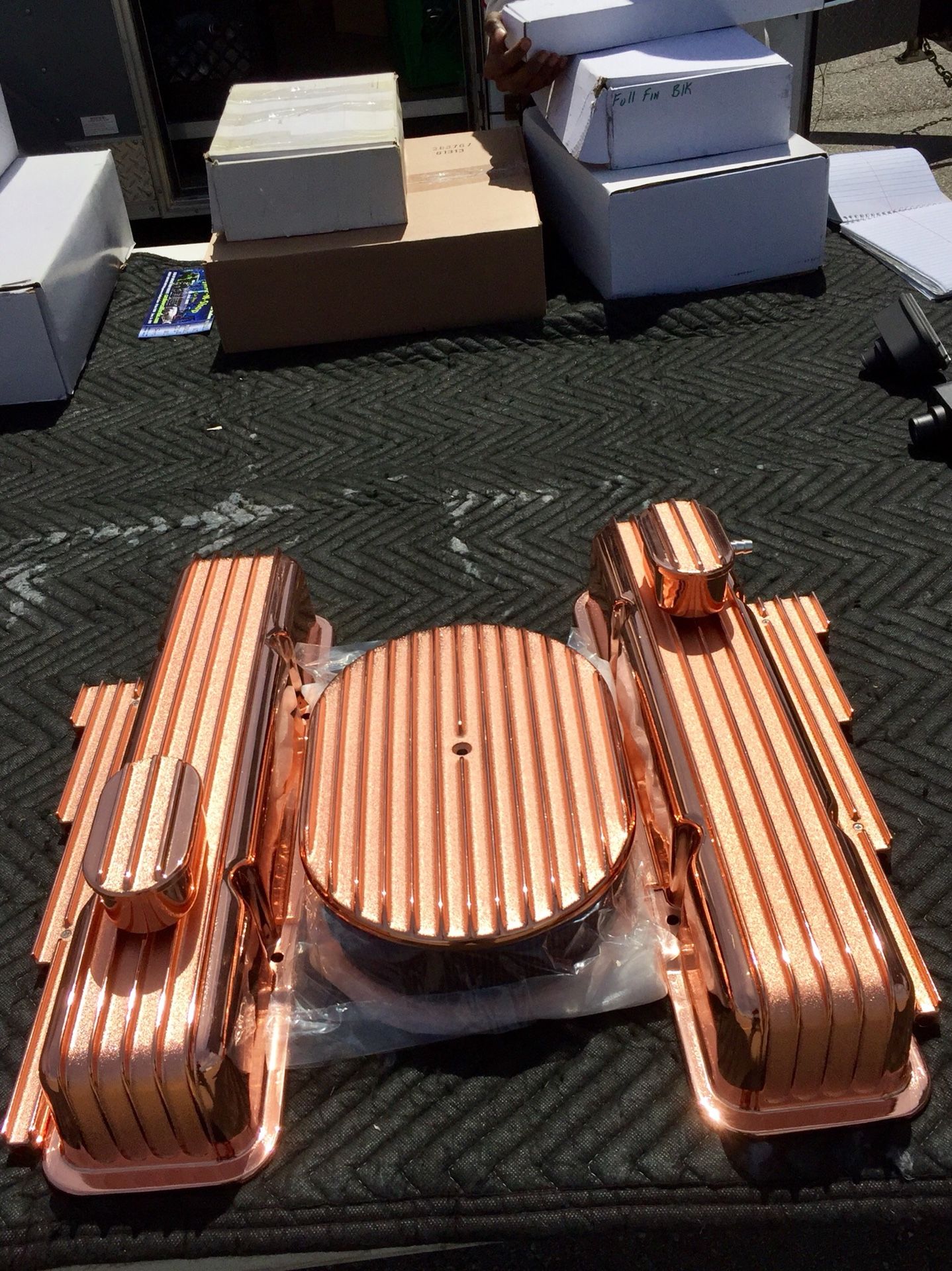 S/B Chevy COPPER PLATED ALUMINUM DRESS UP KIT for Sale in Baldwin Park ...