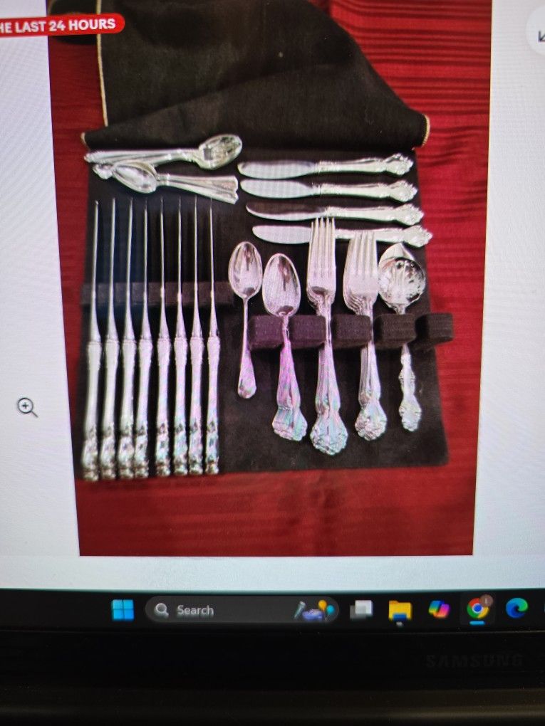Sterling Silver Flatware. Secret Garden By Gotham Silver. for Sale in ...