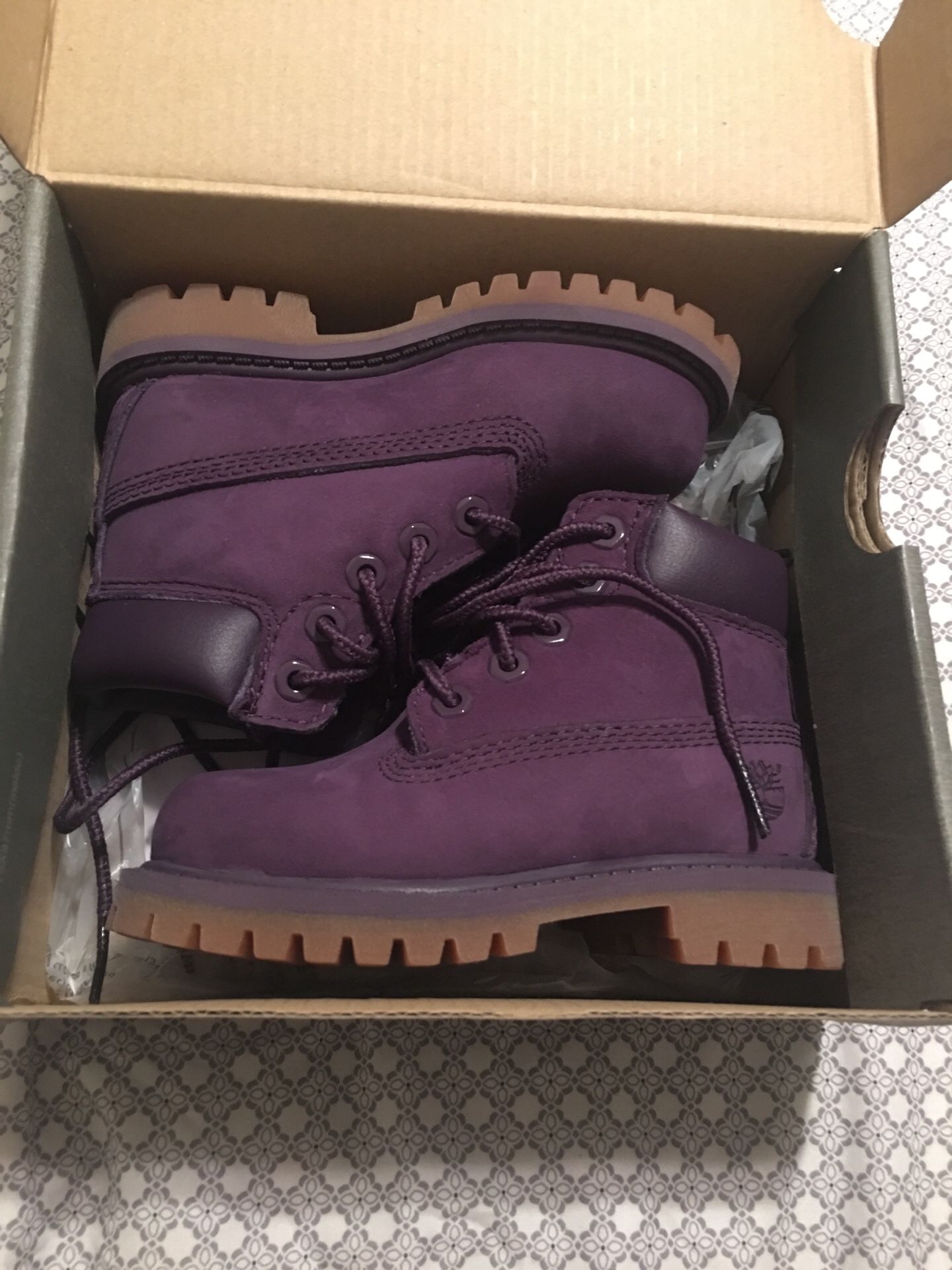 All Purple Timberland Boots