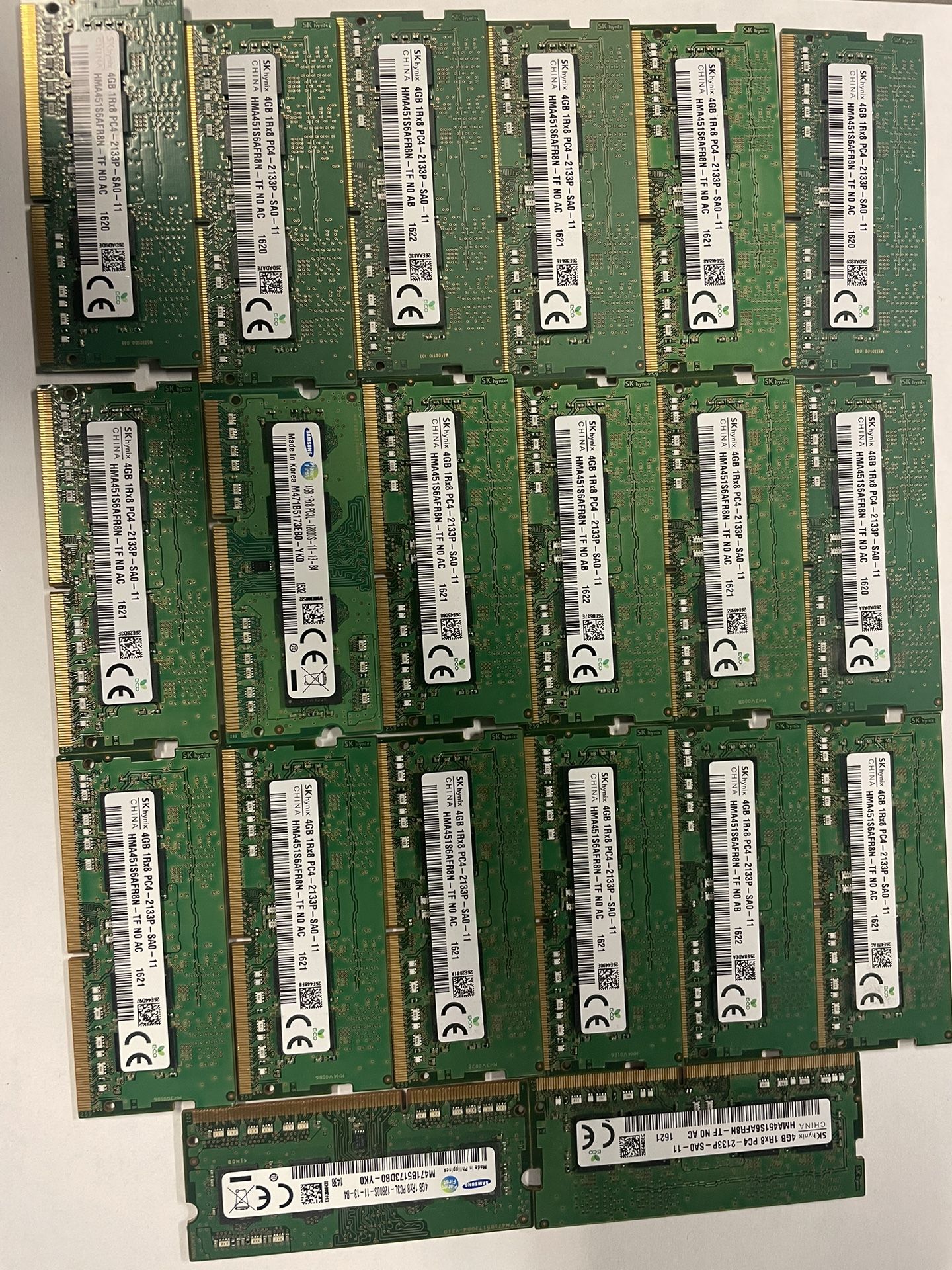 20x 4GB-RAM Chips For $20 for Sale in Sacramento, CA - OfferUp