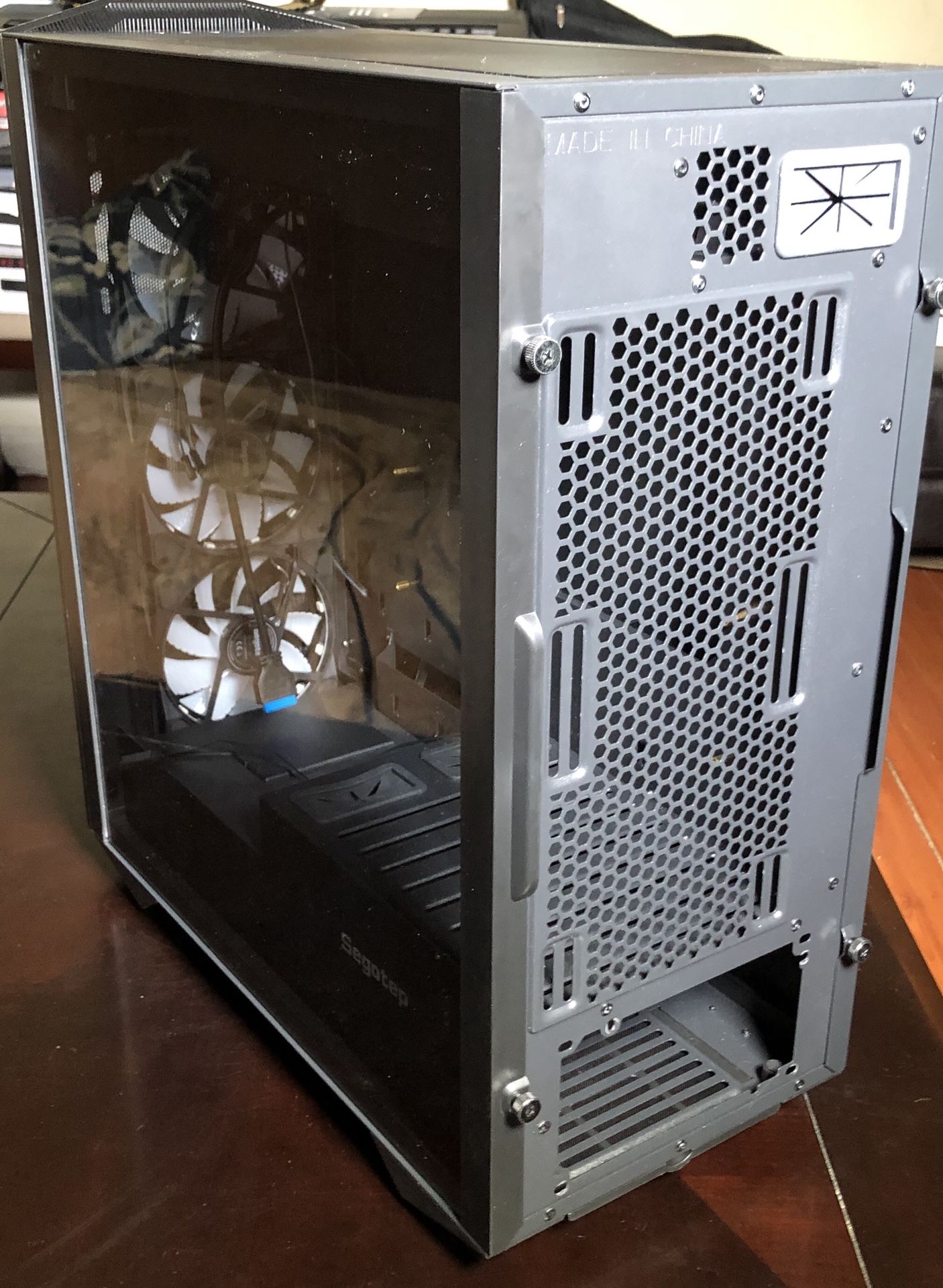 Segotep Argus ATX Mid Tower Gaming Desktop Computer Case with Tempered ...