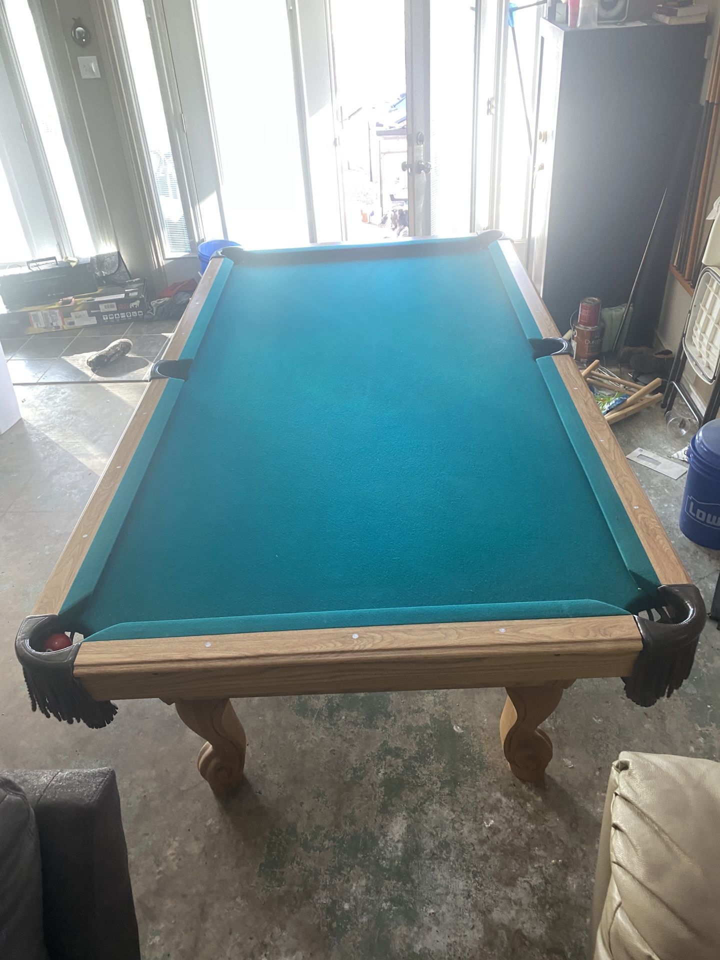Pool Table Solid Wood Italian Slate for Sale in San Antonio, TX - OfferUp