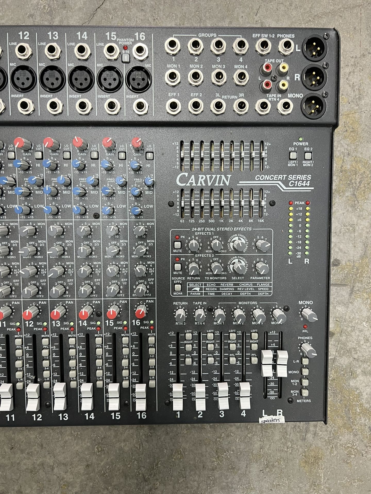 Carvin Concert Series 16 Channel c1644 Studio/Live Mixer for Sale in Los Angeles, CA - OfferUp