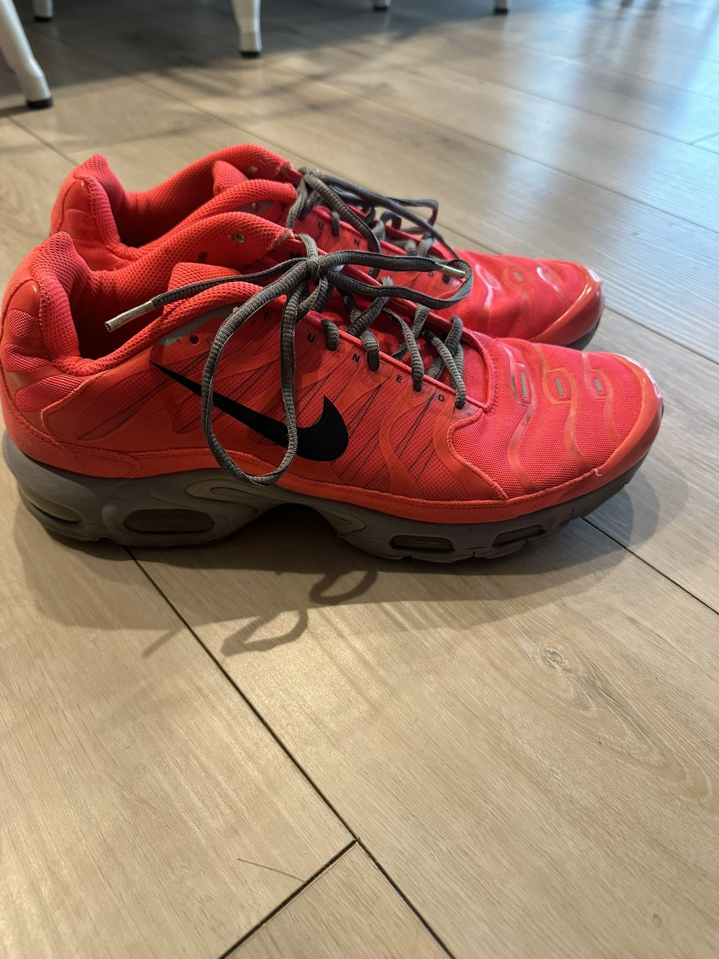 Nike Air Max Plus TN Tuned Flywire Solar Red Athletic Shoes Men’s Size ...