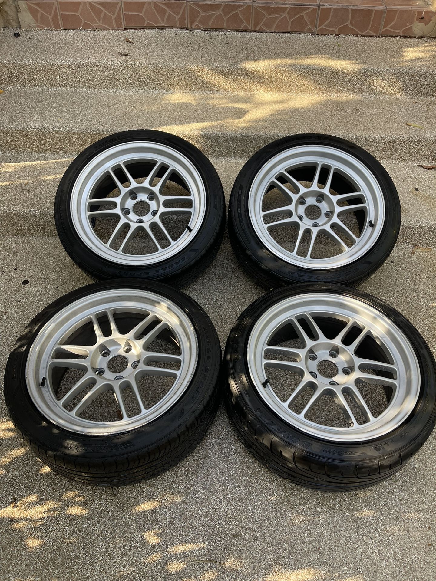 17inch Rpf1 Style Wheels + Tires for Sale in Los Angeles, CA - OfferUp