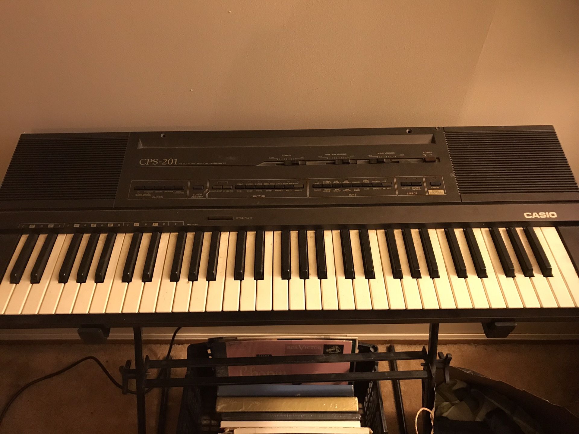 Vintage Casio CPS-201 Electronic Piano Keyboard 1980 for Sale in ...
