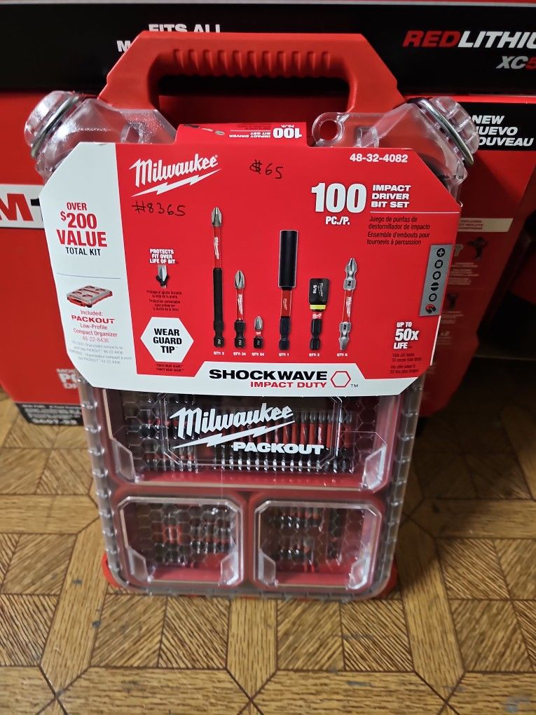 Milwaukee SHOCKWAVE Impact Duty Alloy Steel Screw Driver Bit Set with ...