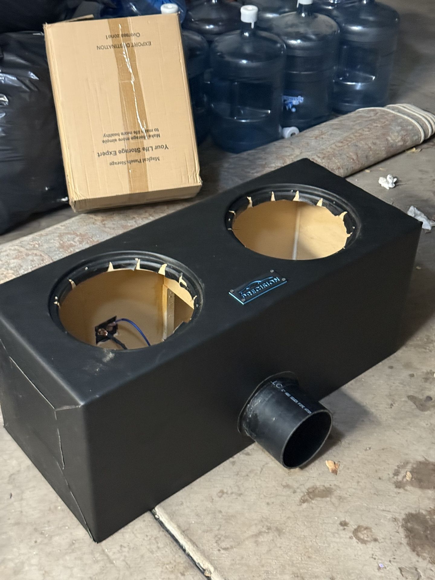 Custom Built 3/4 Mdf Double Baffle 12 Inch Sub Box for Sale in Phoenix ...
