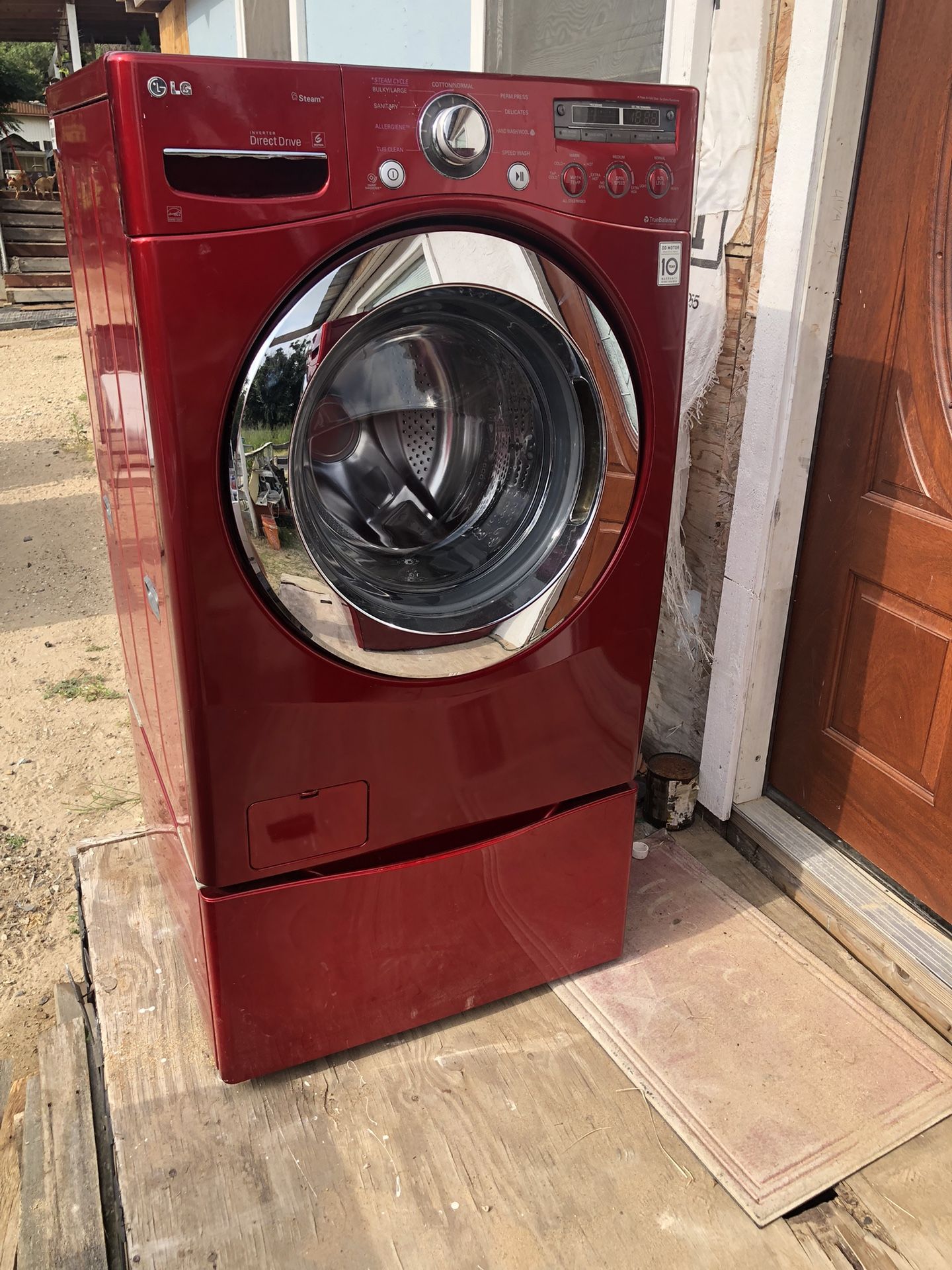 Red LG Washer And Dryer for Sale in Von Ormy, TX - OfferUp