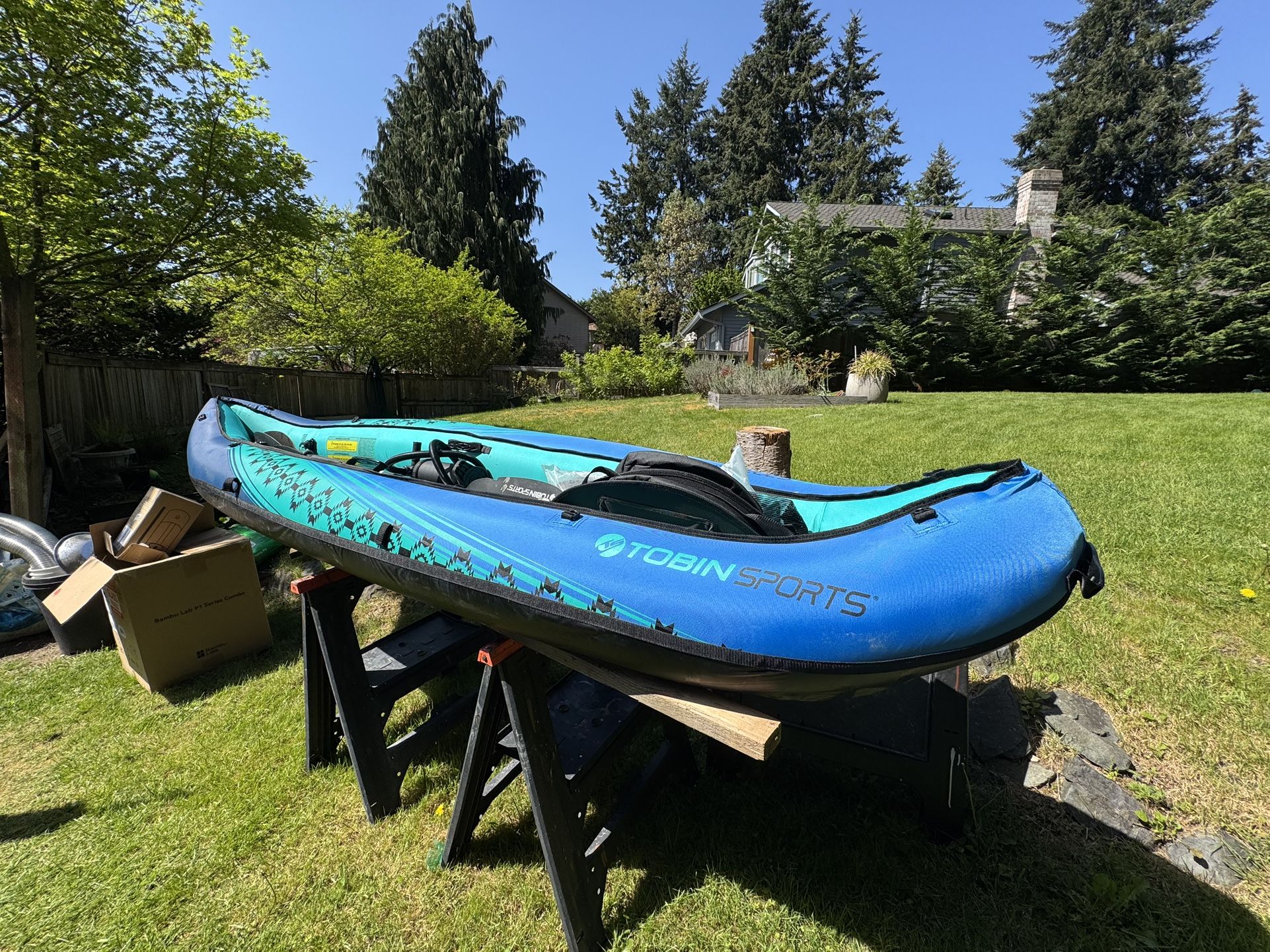 Tobin Sport Inflatable Kayak for Sale in Lynnwood, WA - OfferUp