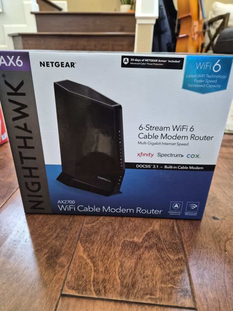 Nighthawk AX6 Cable Modem Router for Sale in Chula Vista, CA - OfferUp