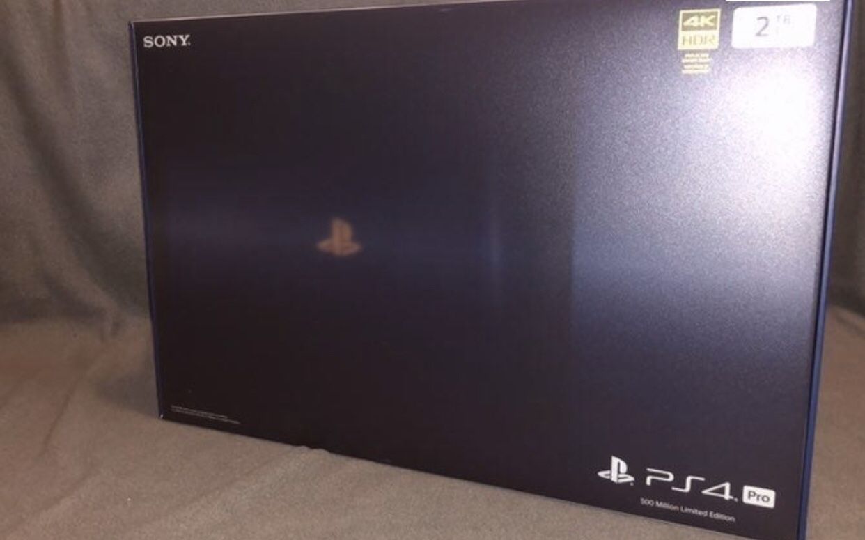 RARE PS4 Pro 2TB Blue 500 Million Edition for Sale in Southampton, MA ...
